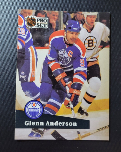 1991-92 Pro Set GLENN ANDERSON Edmonton Oilers Hockey NHL Card #75 | eBay