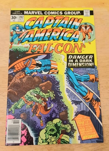 CAPTAIN AMERICA 202 marvel comic book falcon agent 13 nick fury ...