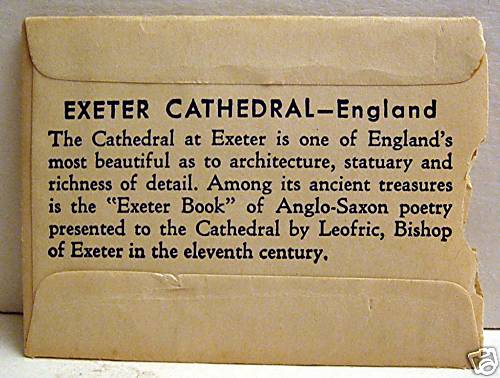 1939 Am Tobacco Tareyton Cigarette Exeter Cathedral | eBay