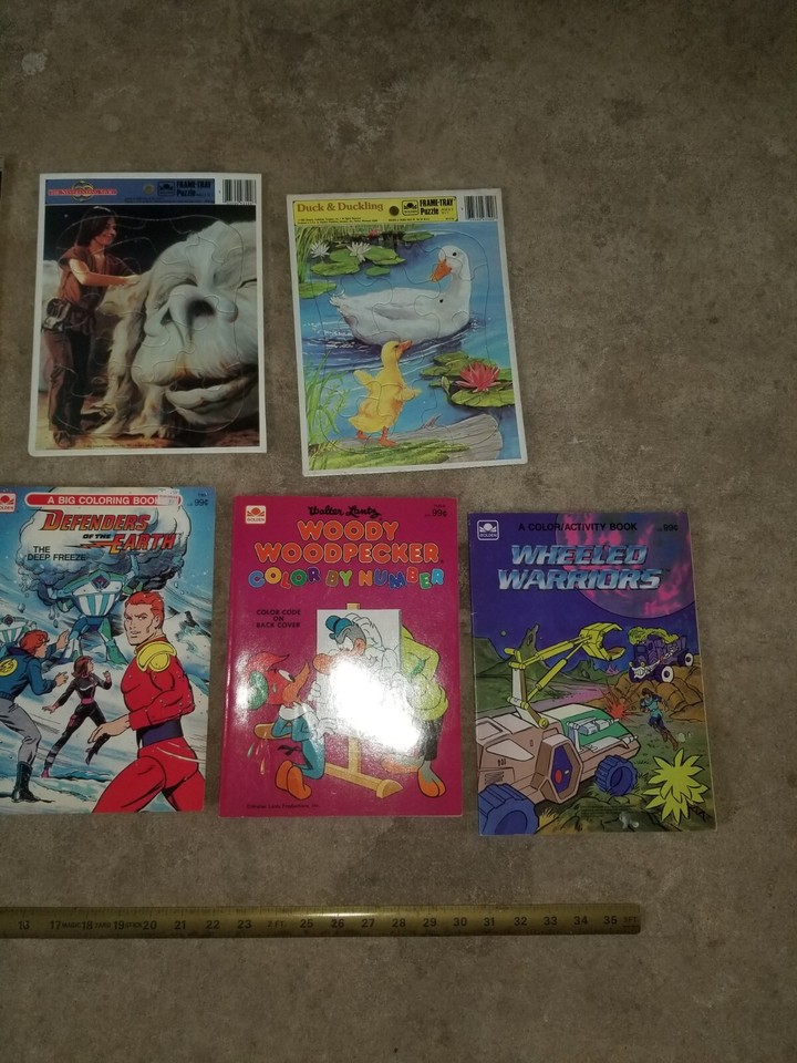 Lot of 9 vintage Activity Books and puzzles | eBay