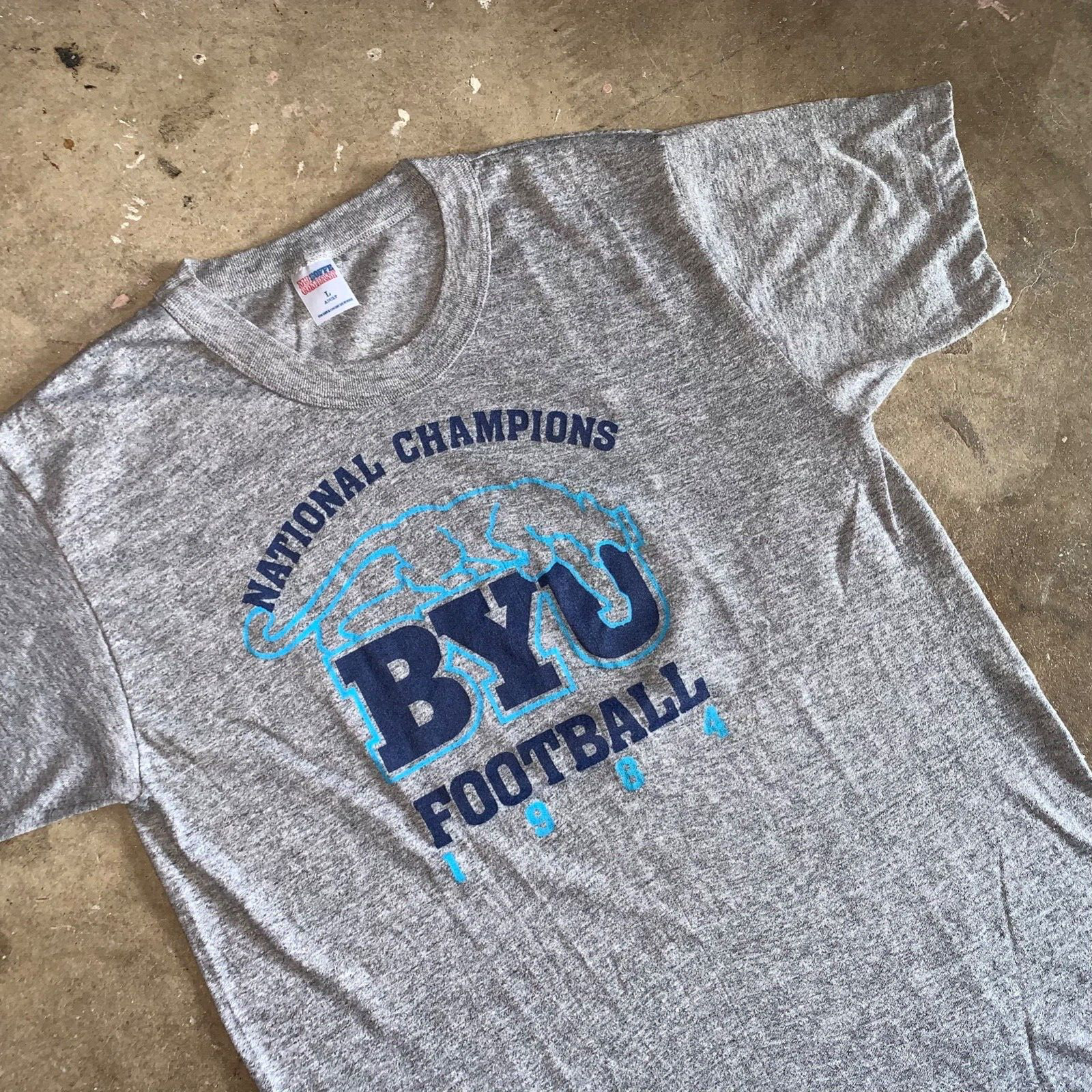 1984 VINTAGE 80s BYU BRIGHAM YOUNG UNIVERSITY T-SHIRT… - Gem