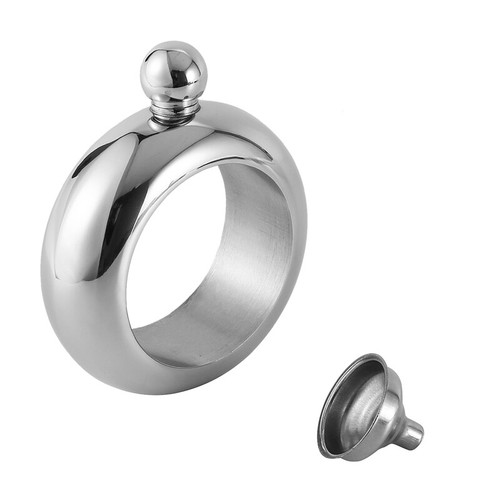 5X(Flask Bangle Bracelet,Wine Whisky Hip Flask Flagon Drinking Bottle ...