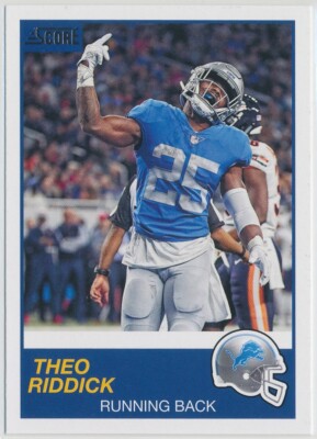 Theo Riddick - Detroit Lions - 2019 Panini Score Football - Base - #219 ...
