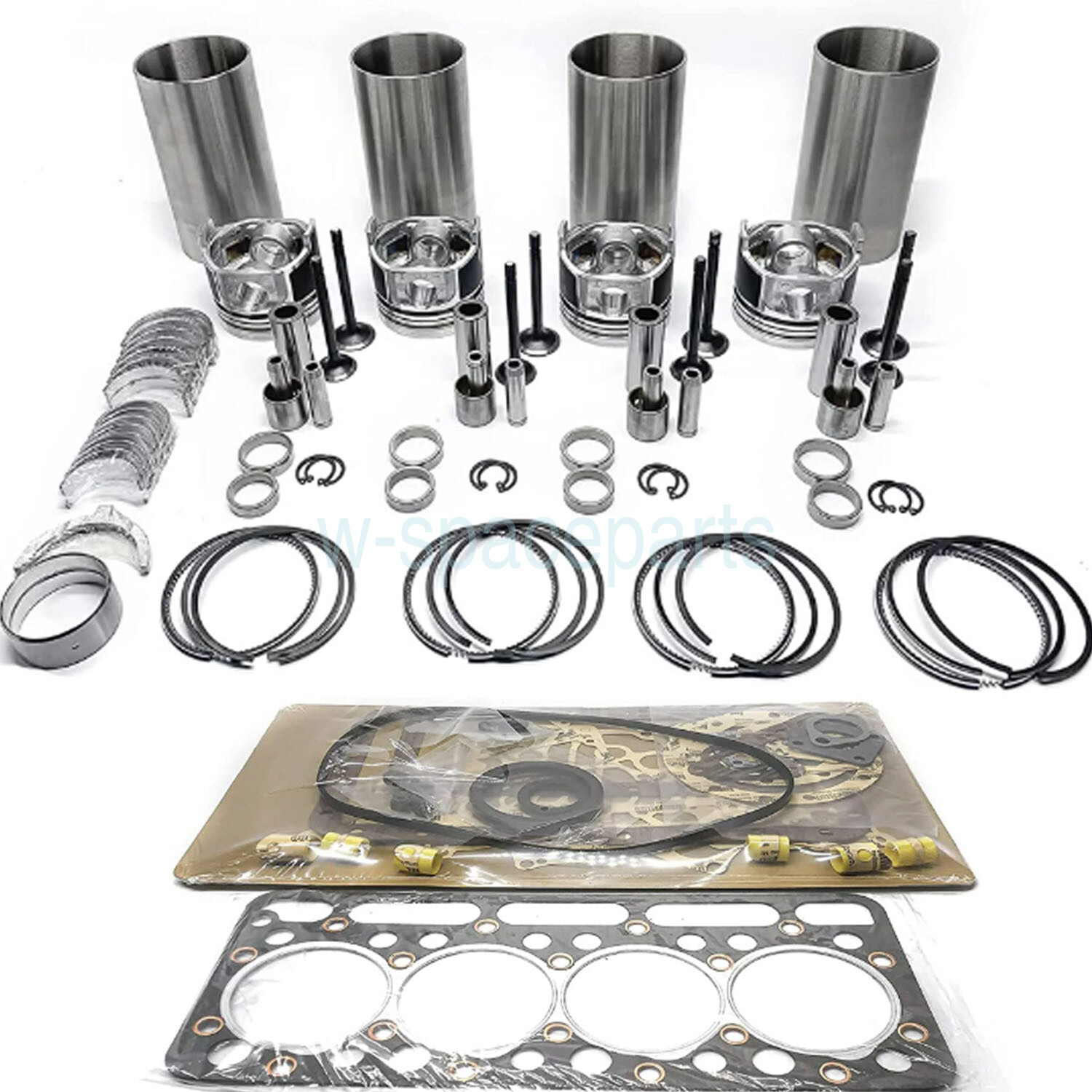 Overhaul Rebuild Kit compatible with Mitsubishi Engine 4M40 4M40T ...