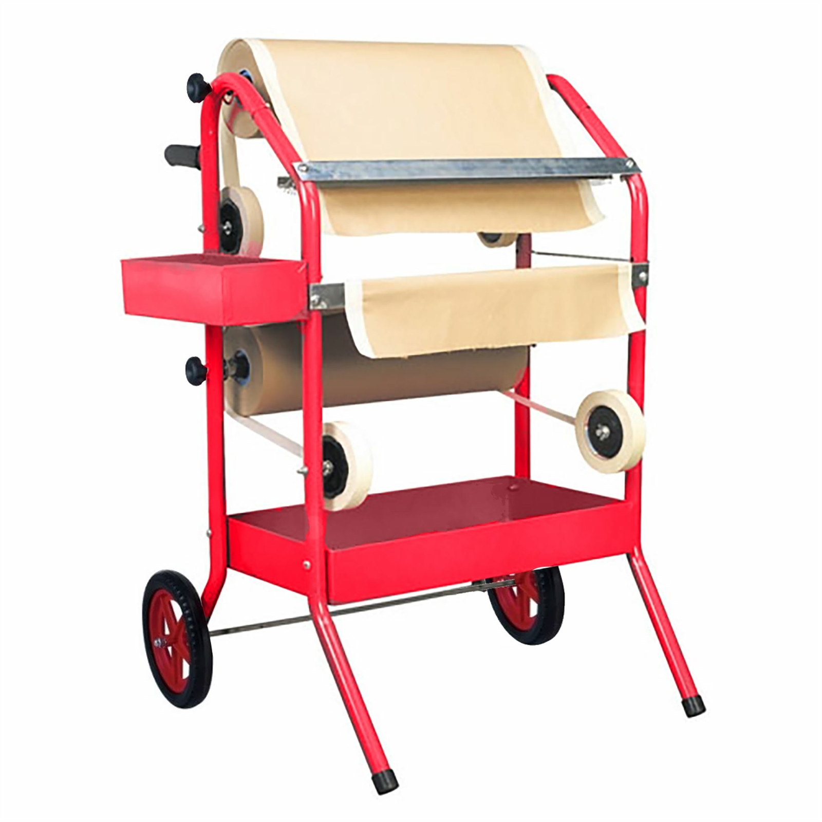 Twin Masking Trolley/Machine Takes 2 x 18" Paper Rolls Dispenser Paint ...