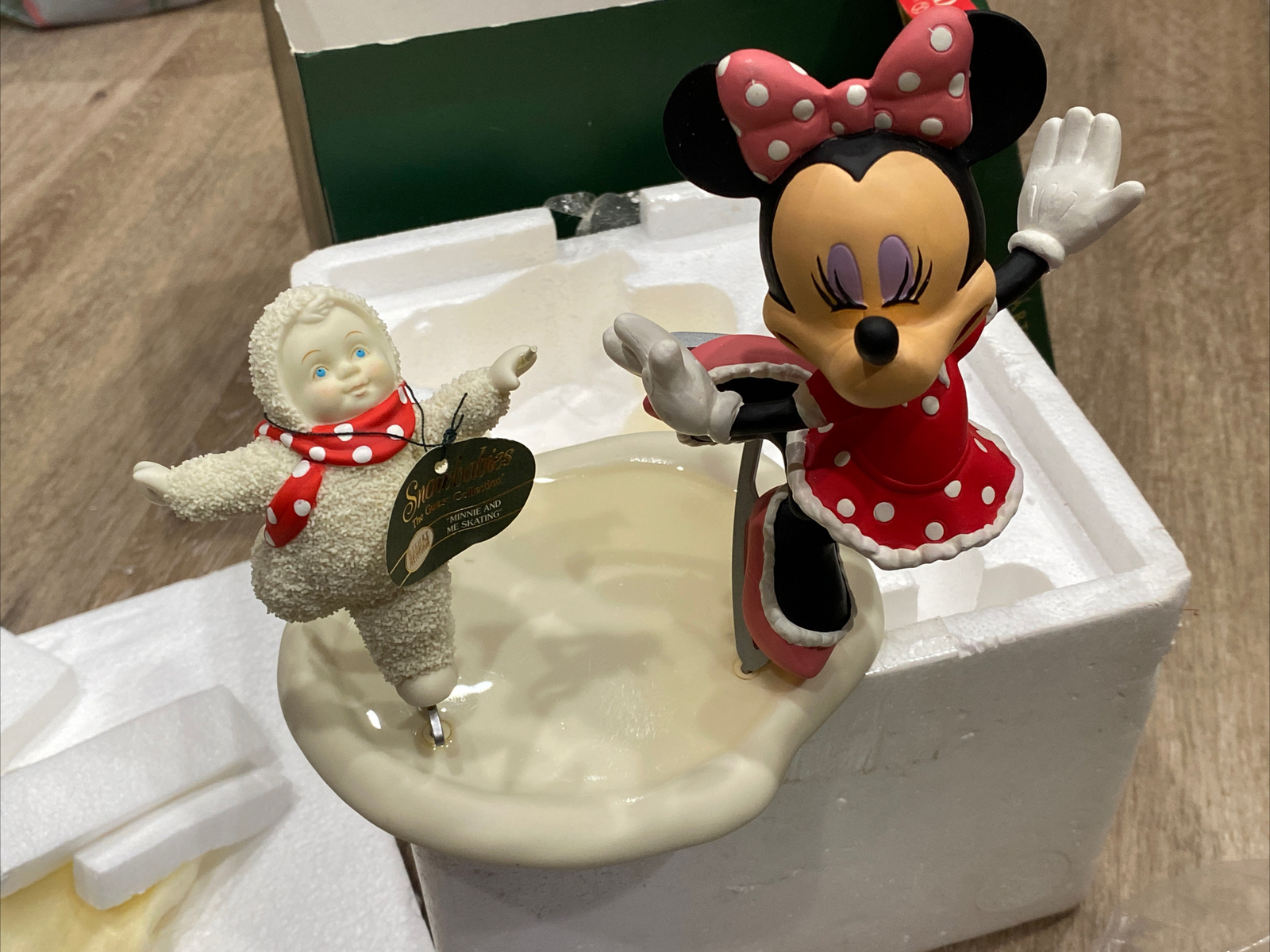 Snowbabies Disney "Minnie and Me Skating" The Guest Collection ...