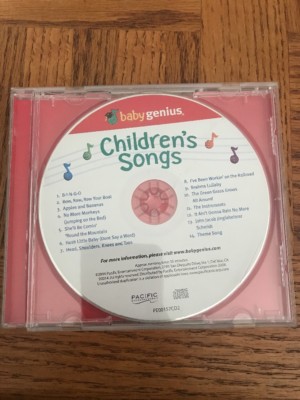 Baby Genius Childrens Songs CD | eBay
