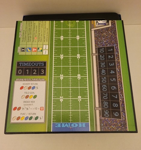 First & Goal Simulation Football Base Board Game 2013 R&R Games 100% ...