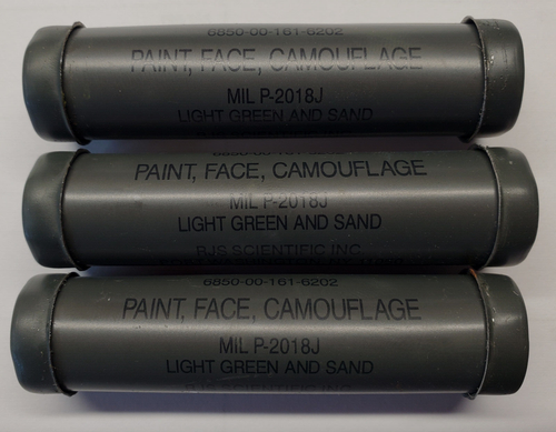 USGI military issue camo stick face paint light green / sand 3-pack | eBay