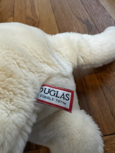 Douglas Cuddle Toy 22 Inch Yellow Lab Plush Stuffed Dog Red Collar No ...