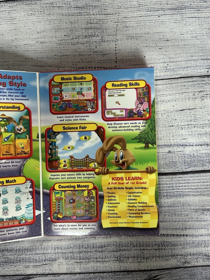 Jump Start Advanced 1st Grade WINDOWS MAC PC CD-ROM 2002 Knowledge ...