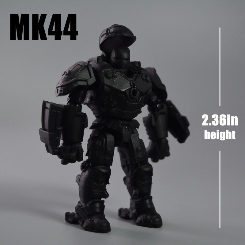 Mega Bloks Construx 3D DIY 2.3in MK44 Anti Hulk Armor Black White ...