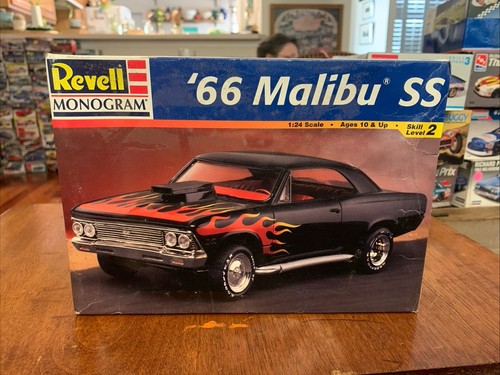 VINTAGE REVELL 66 MALIBU SS 85-2219 MODEL KIT 1/25 NEW In Open Box | eBay