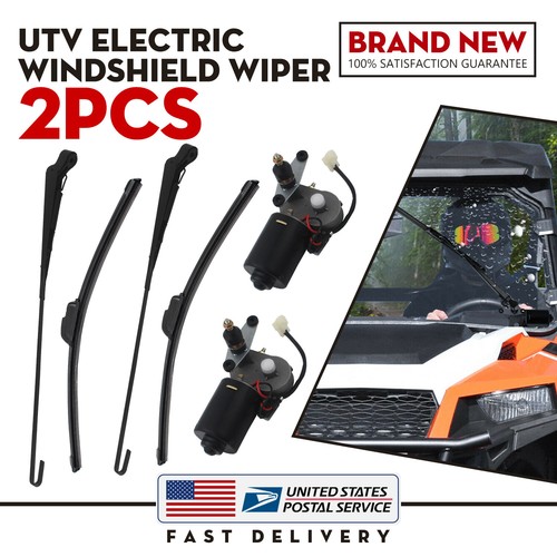 2X 12V Electric Windshield Wiper Motor Kit for Can Am Maverick X3 ...