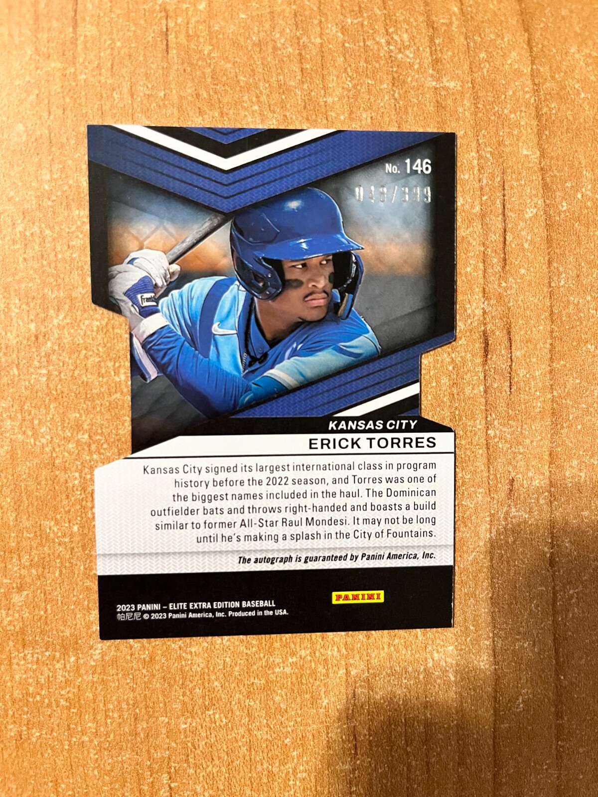 2023 Panini Elite Extra Edition - Erick Torres #146 Signatures Die-Cut ...