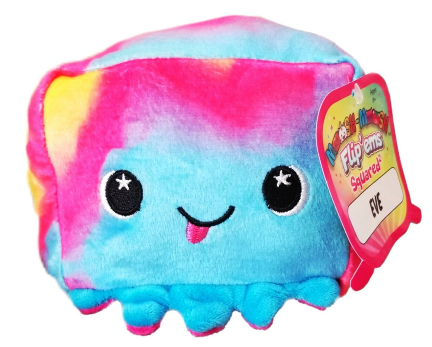 Eve the Octopus Moosh Moosh Squared Flip-Ems Reversible Plush EVE - E5A ...