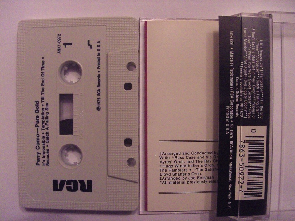 perry como pure gold made in the U.S.A ¡ ! see it ¡ ! | eBay