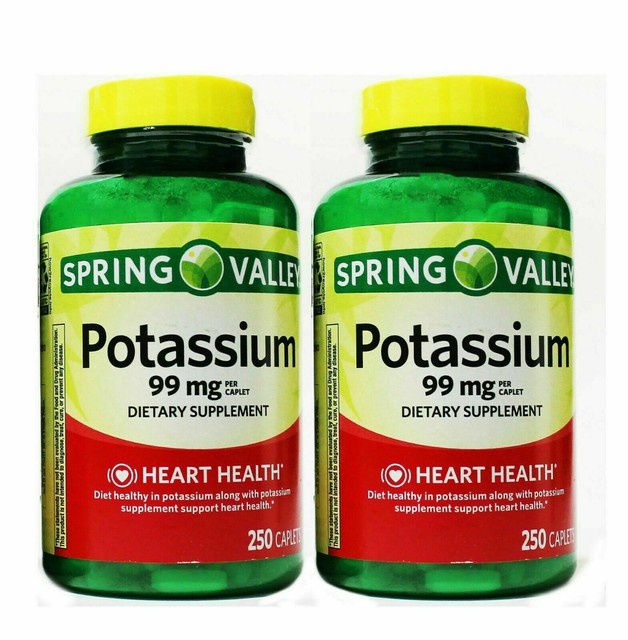 Member's Mark Potassium Caplets 99 MG 500 Count for sale online | eBay