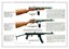 Soviet Russian Military Weapon Poster PPD-40 PPSh-41 PPS-43 Submachine ...