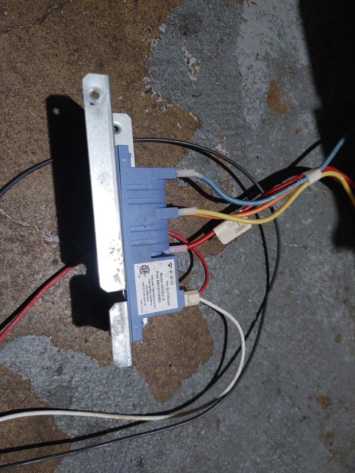 EGO IG120J-4 EMI Gas Range Surface Spark Module Ignitor Wiring Harness ...