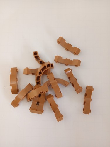 Lego Medium Nugget Brick Round Corner 4x4 Macaroni 15 Pieces # 261 | eBay