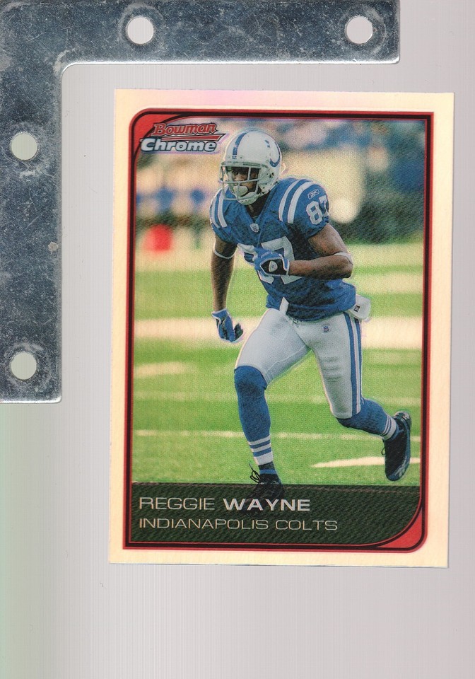 REGGIE WAYNE Topps Bowman Refractor Serial #'d ROOKIE Pick From List ...