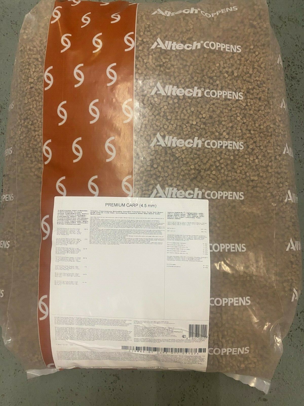 4.5mm Coppens Carp Sinking Pond Pellets, Carp & Coldwater Fish 30% ...