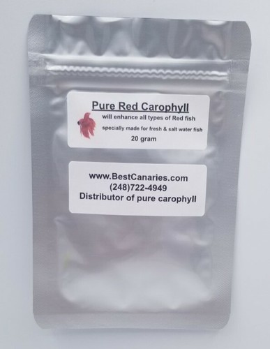 Fish formula pure Red carophyll specially made to enhance Red fish 20 ...