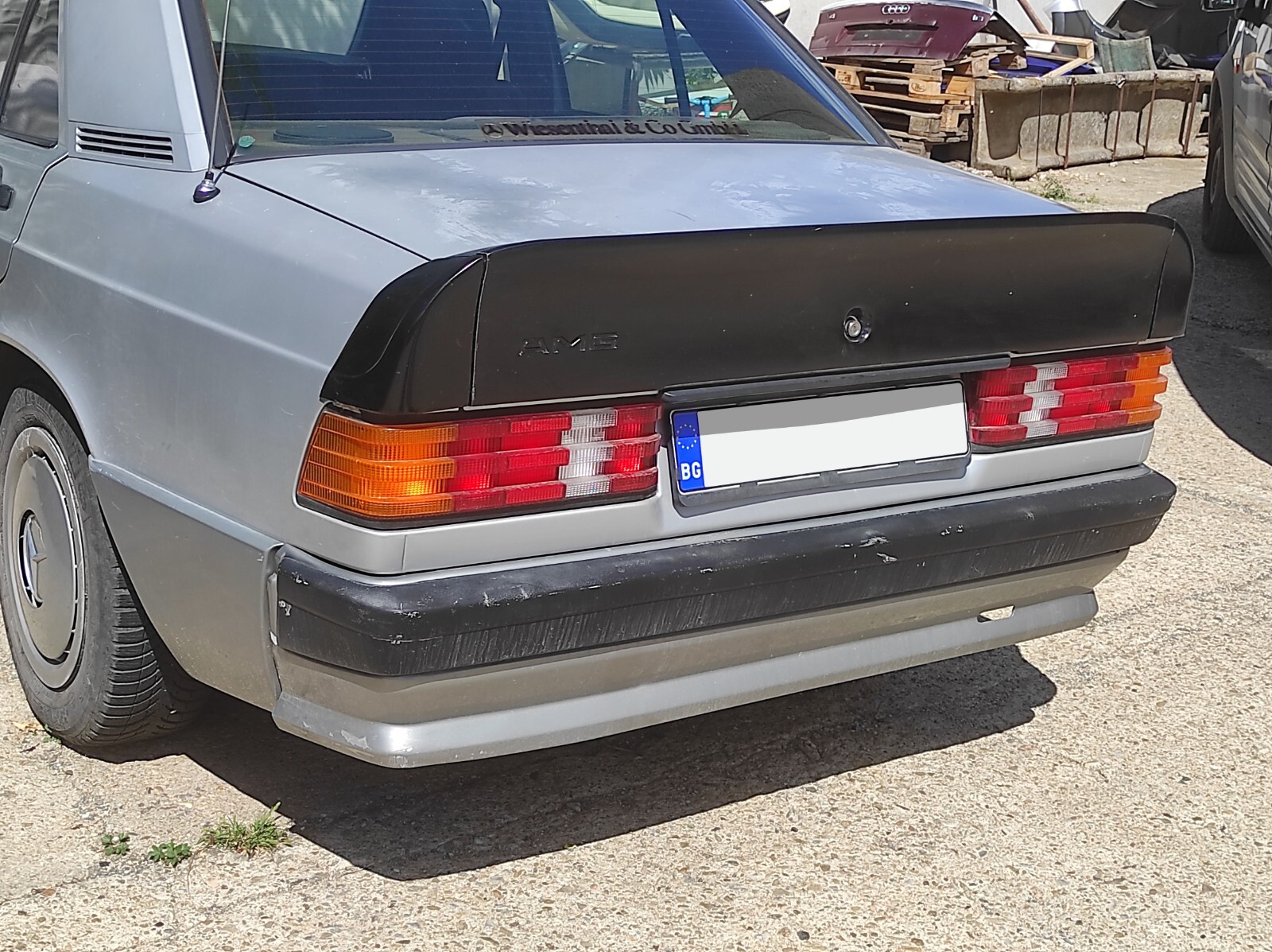 Rear Boot Trunk Spoiler Mercedes W201 E190 | eBay UK