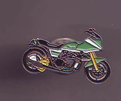 Pin's Pins Metal - jolie moto vert blanc - complet bon etat | eBay