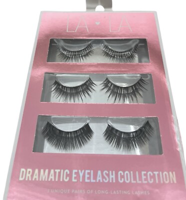 La La Dramatic Eyelash Collection Set Of 3, NEW NIB | eBay