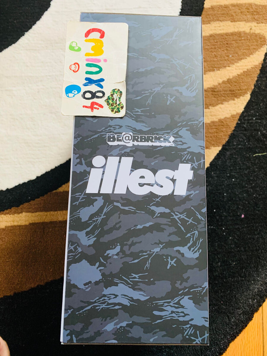 100% Authentic Bearbrick x Illest Motorhead 100% 400% Set 100% Authentic Bearbrick x Illest Motorhead 100% 400% Set