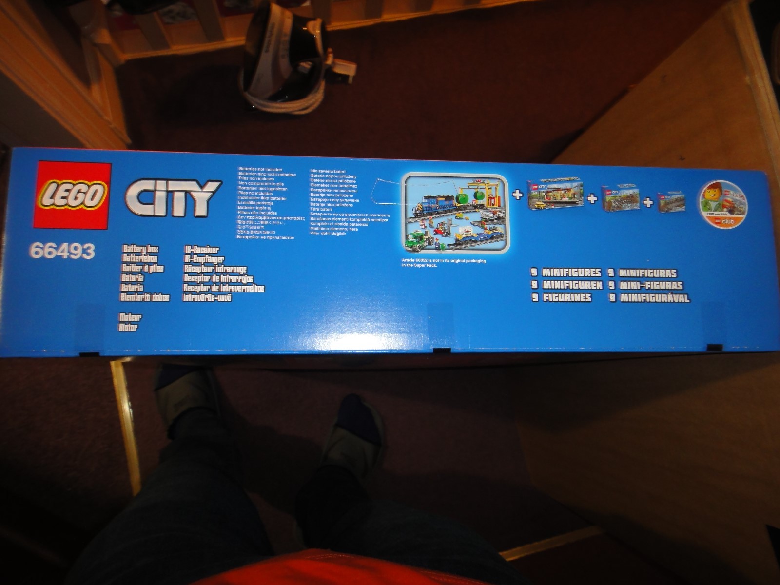 Lego City 66493 Remote Control Cargo Train, Station, Tracks And Power ...