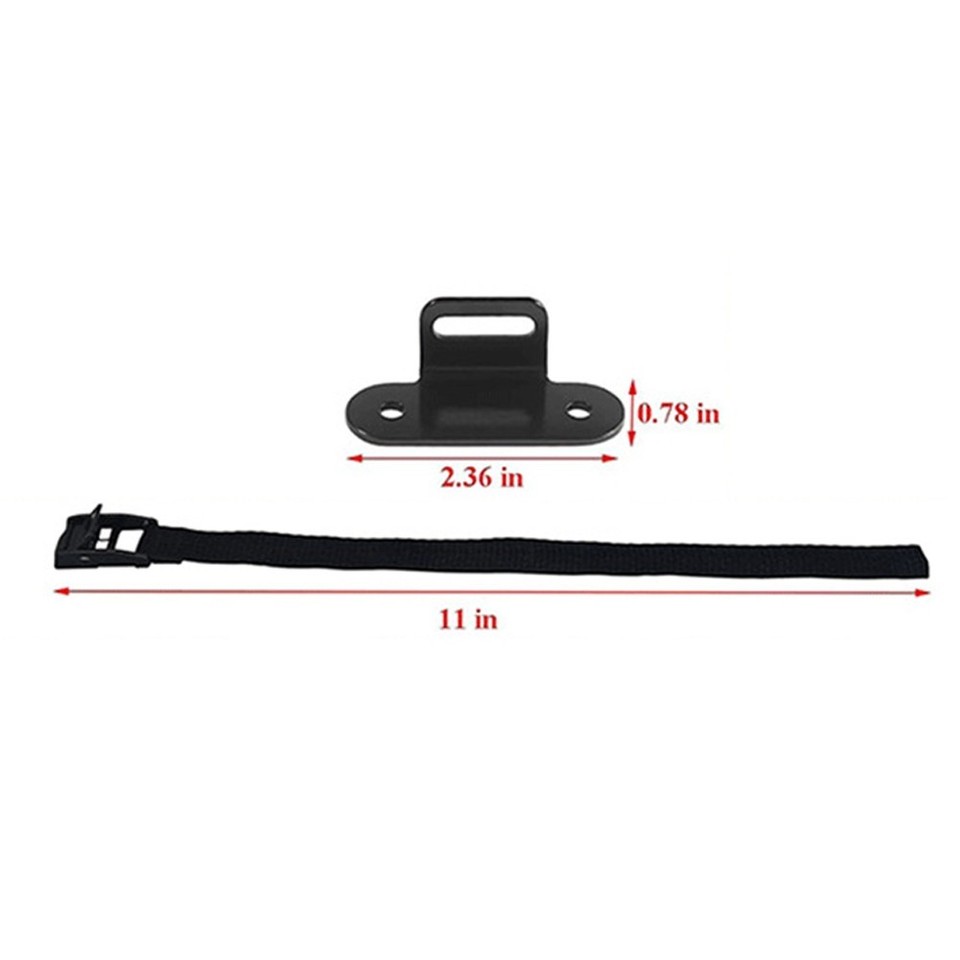 Rubber Stopper * 4 Anti Tip Anchors Nylon Webbing Straps Quick Release ...