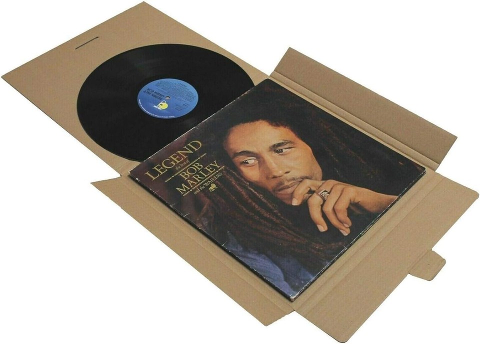 Lightweight 12" LP Shipping Boxes - Secure Storage for Vinyl Records ...