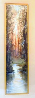 Art Painting WATERCOLOR Listed Female Artist PM COLYAR CALIFORNIA ...