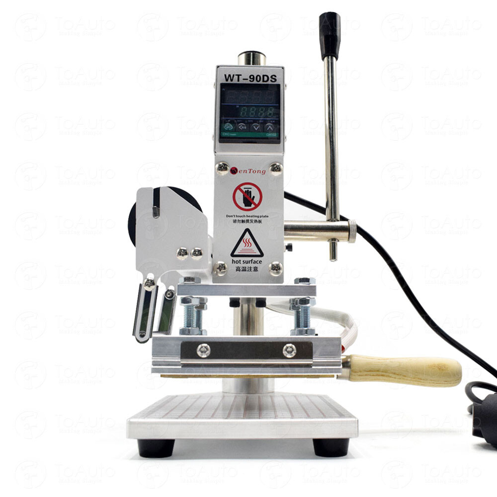 Digital Hot Foil Stamping Machine T-Slot Brass Mold Logo Leather PU ...