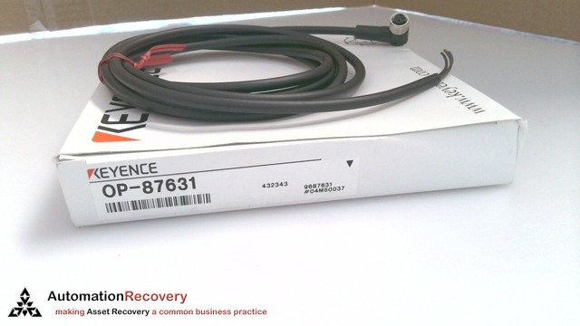 KEYENCE Op-87631 Connector Cable M8 L-shaped 2ï½ Standard for sale ...