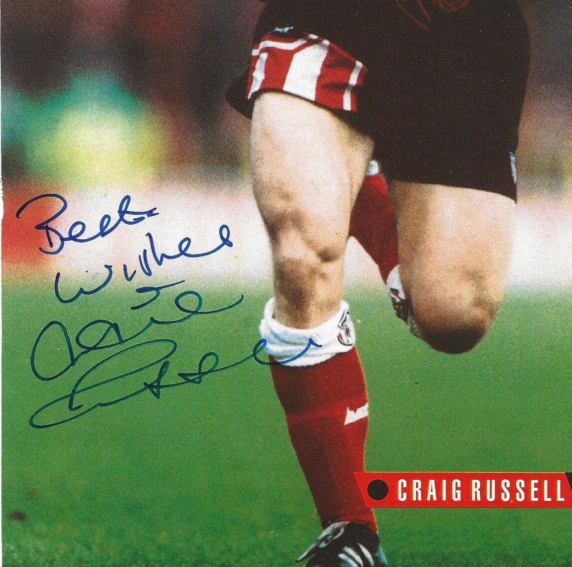 CRAIG RUSSELL SUNDERLAND 1991-1997 ORIGINAL AUTOGRAPHED LARGE ANNUAL ...