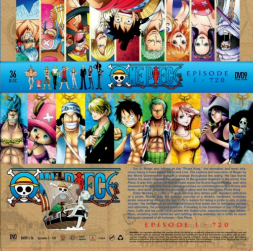 One Piece Complete Collection Boxset Episodes 1-720 [English Dubbed ...
