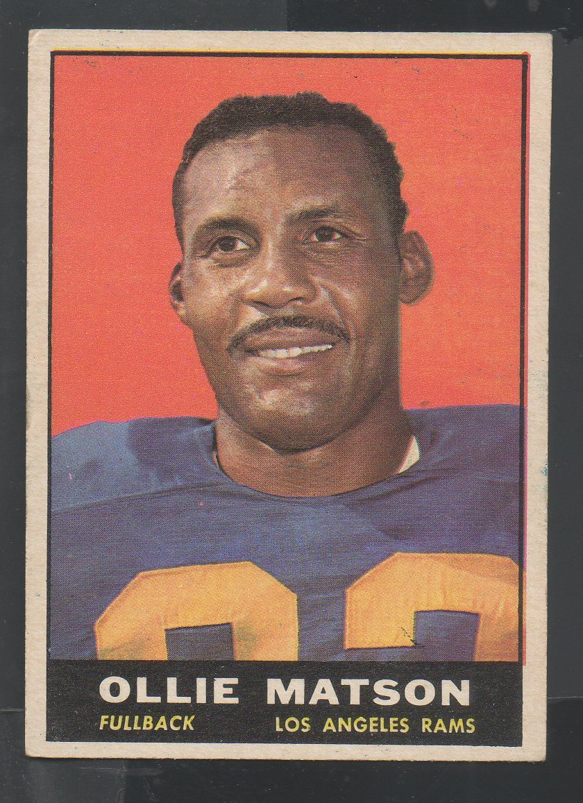 1961 Topps Football Card #50 Ollie Matson-Los Angeles Rams Ex Card | eBay