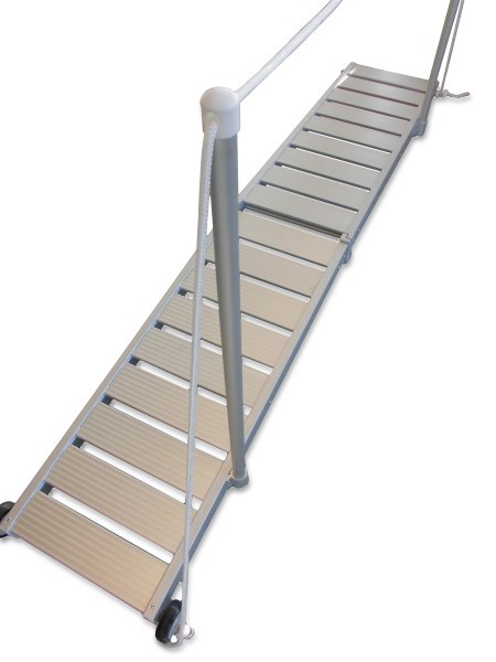 Aluminium Gangway Pasarella Foldable 205 CM Complete With Rail 9186 for ...