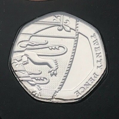 2013 TWENTY 20 PENCE SHIELD COIN BRILLIANT UNCIRCULATED BU | eBay