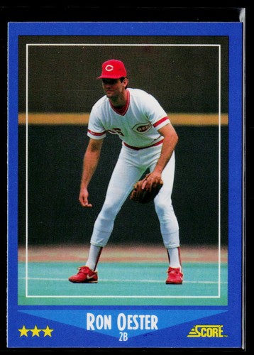 Ron Oester 1988 Score #183 Glossy Cincinnati Reds | eBay