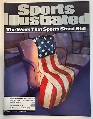 Sports Illustrated September 24, 2001 American Flag 9/11 cover | eBay