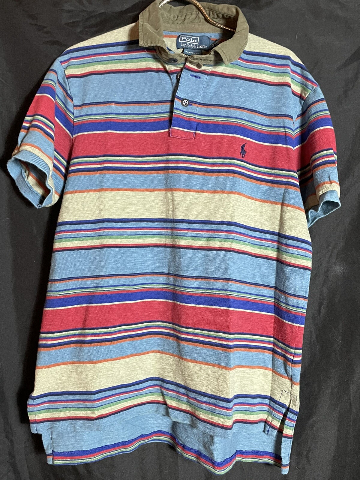 Polo Ralph Lauren Striped Colorful Multicolor Polo Sh… - Gem