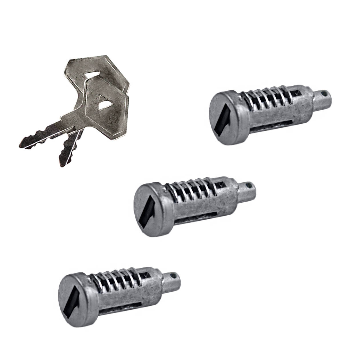 3 Neiman Zylinder + Vordertürschlösser Mit Schlüsseln Für R4 R6 R12 ...