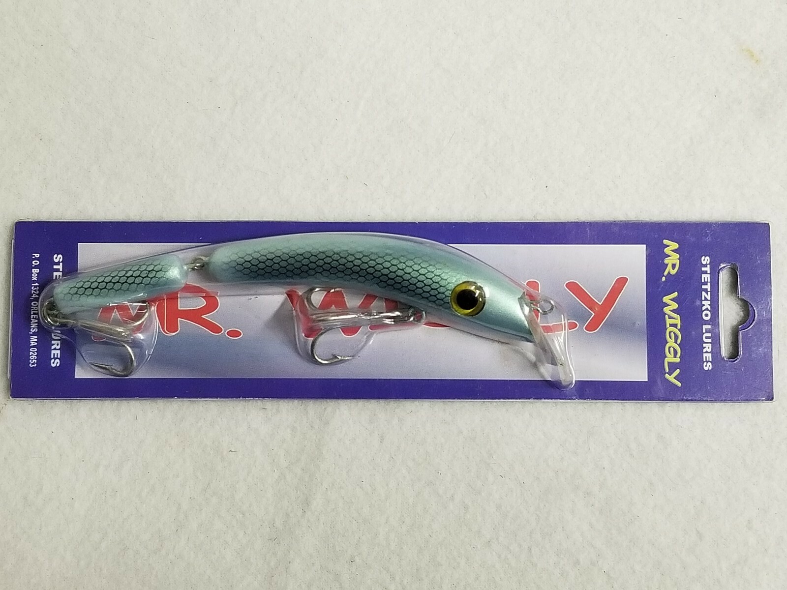Tony Stetzko Sm. Mr Wiggly Green Scale Salt Surf Lure 1 oz. NOS 5.75 ...