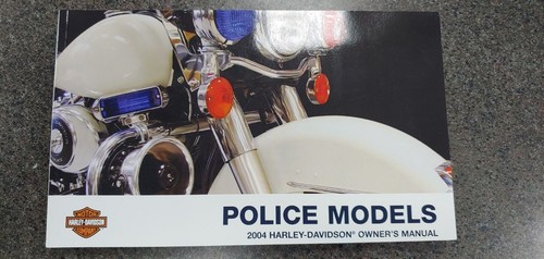 OEM Genuine Harley-Davidson 2004 Police Models Owners Manual 99478-04 ...