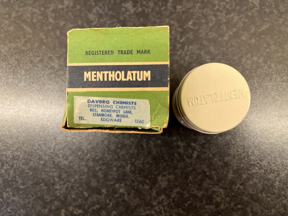Vintage Metholatum Jar In Original Box With Instructions. Metholatum ...
